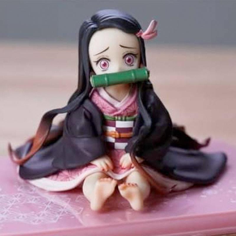Jual OEM B671 Nezuko Kamado Gem Kimetsu No Yaiba Action Figures di ...