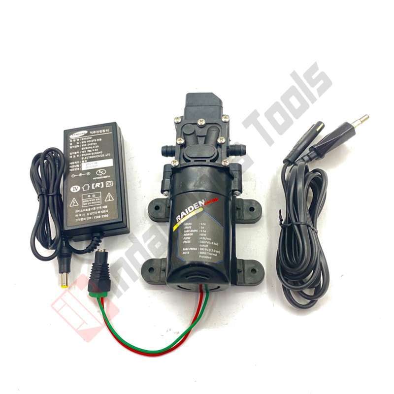 Jual PAKET ADAPTOR RAIDEN 160 PSI Dinamo Pompa Air DC Pump Cuci Motor ...
