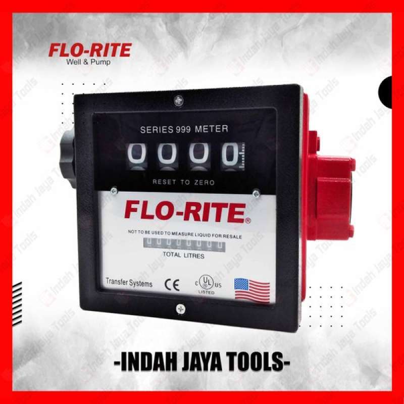 Jual FLO-RITE Flowmeter 4 Digit 1.5 Inch - Meteran Solar Flow Meter di ...