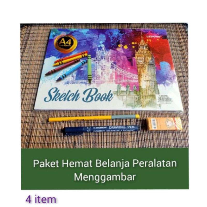 Promo Sket Book Sketch Book Buku Gambar Kertas Gambar Drawing Pen 0,7 ...