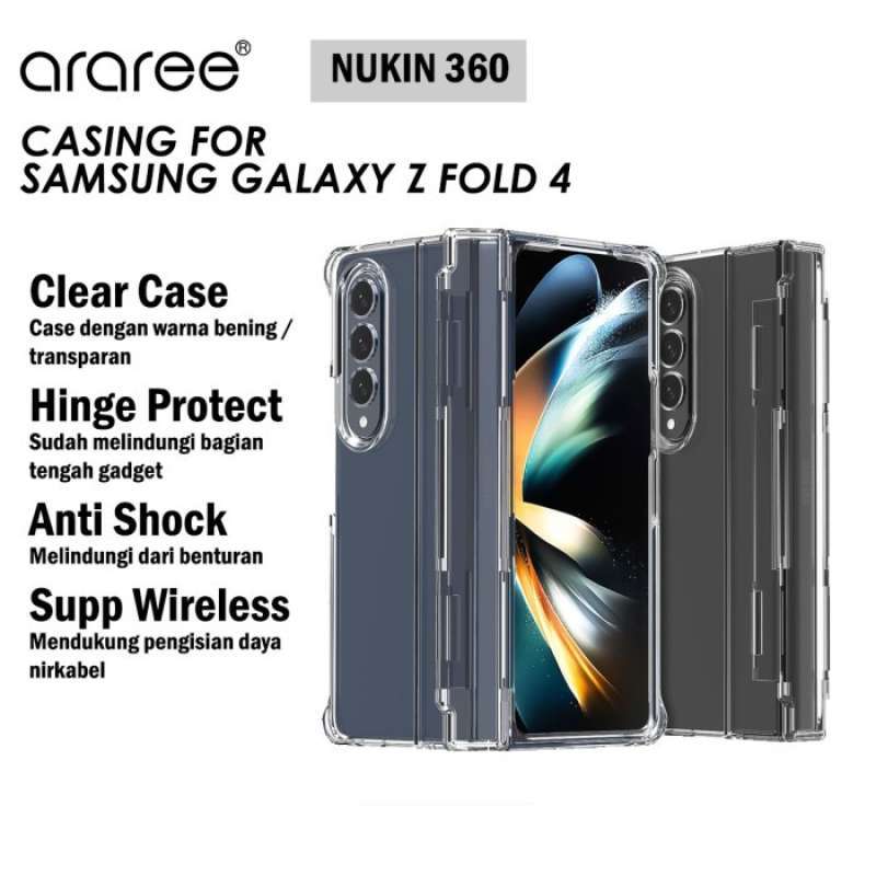 Jual Case Samsung Galaxy Z Fold 4 ARAREE NUKIN Casing Clear Hardcase Bumper di Seller Dstore 22 ...