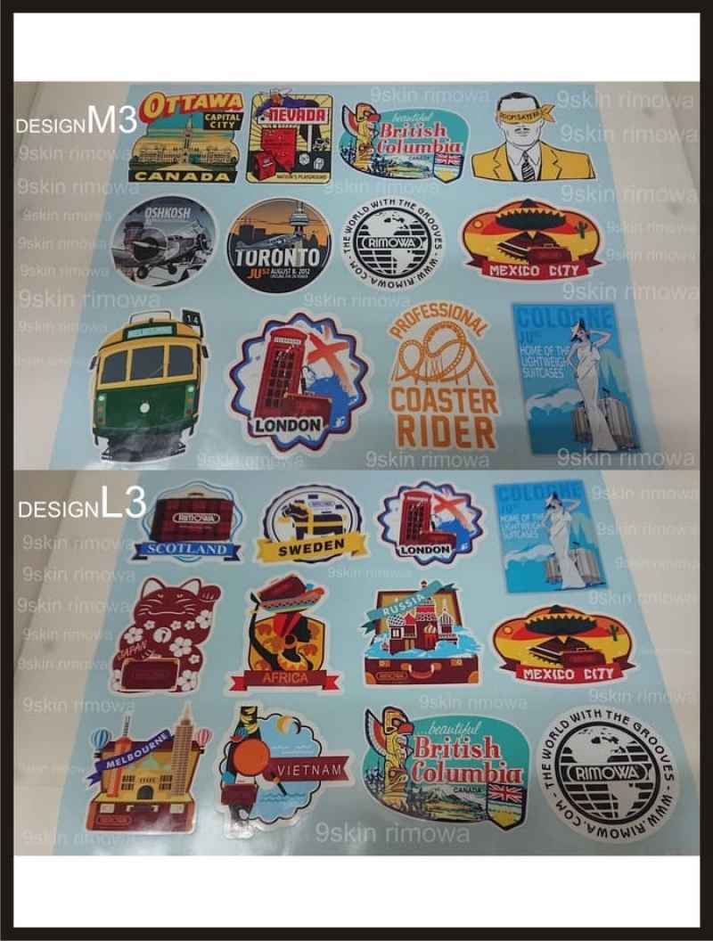 Promo Colorfull sticker koper rimowa design71 Diskon 23% di Seller ...