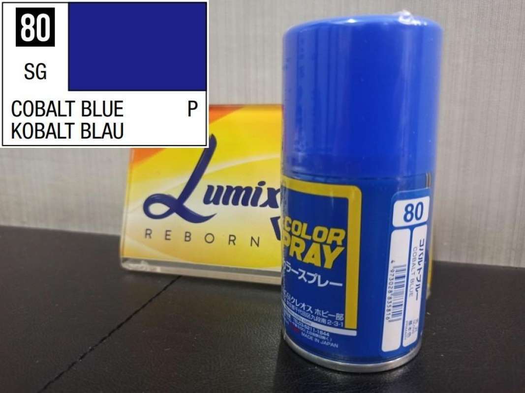Jual Mr Color Spray S-80 Cobalt Blue - HOBBY S80 Cat Spray Can Gundam ...