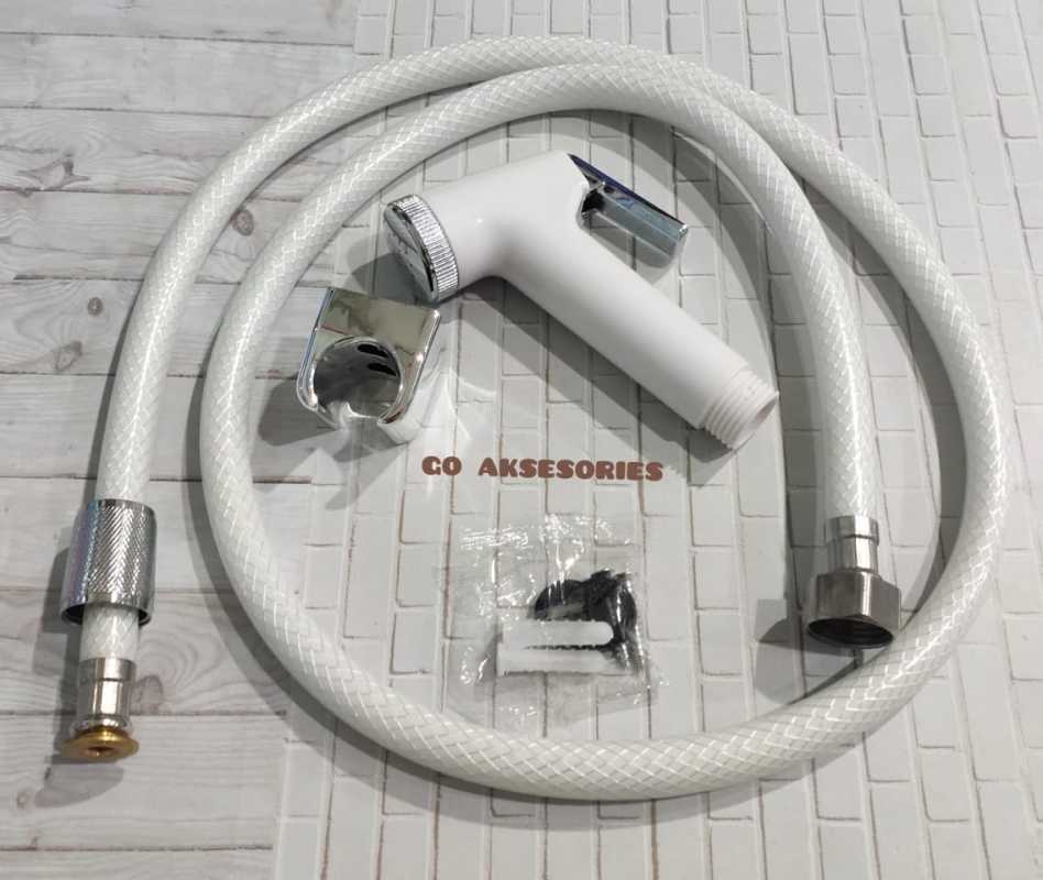 Jual Jet Shower Toilet / Shower Semprot / Jet Chrome Weldom - Putih Di ...