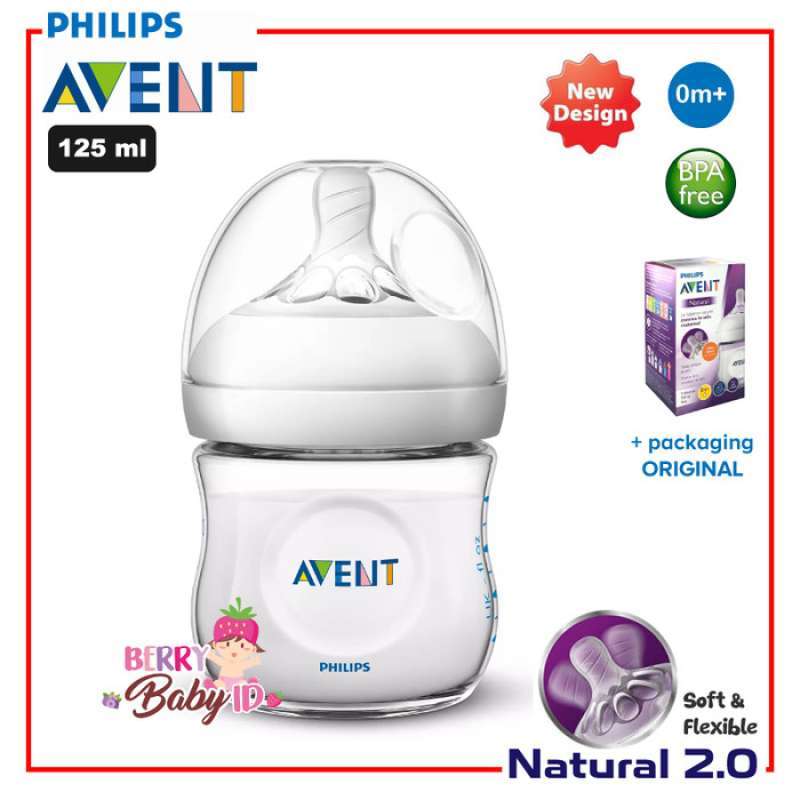 Jual Jual Botol Susu Avent Natural New 2.0 125 ml Single Pack ...