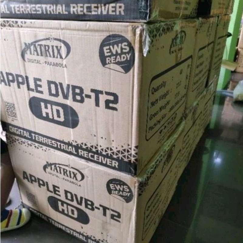 Jual Set Top Box Digital Matrix Apple Hd Dvbt2 Hd Digital Dvb T2 Matrix ...