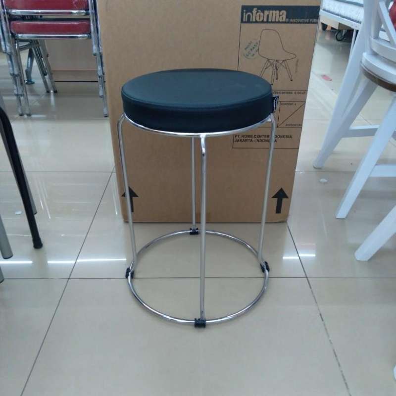 Jual stool informa neo titans hitam bangku baso kursi baso kursi taman ...