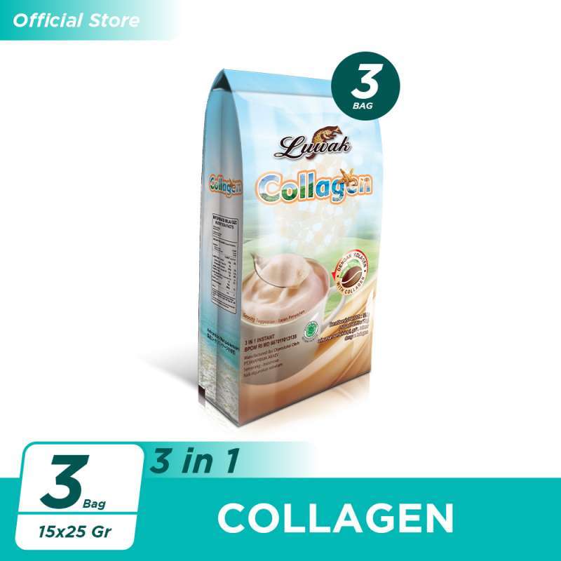Jual Kopi Luwak White Koffie Collagen Bag 5x25gr Triple Pack Di Seller ...