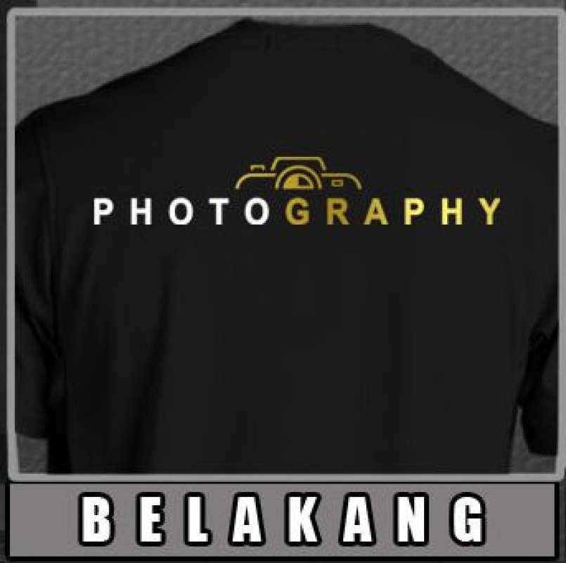 Jual Kaos Photography Creew Foto Studio Yl-028 T-shirt Photo Fotografi Baju Fotografer Tebal 24s ...