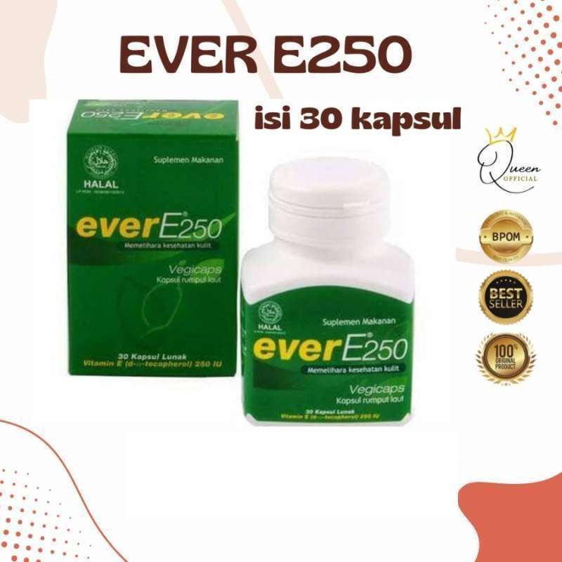 Jual EVER E isi 30kapsul suplemen Vitamin E untuk Antioksidan dan ...