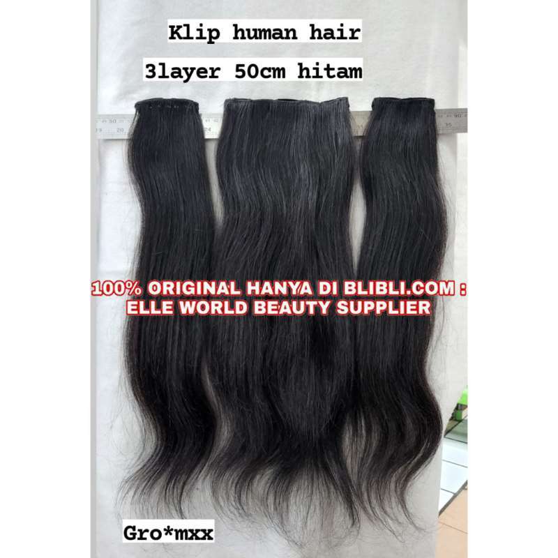 Jual Rambut Extension Human Hair 🏷️ 100% Original, Harga & Kualitas ...