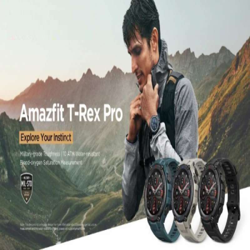 Promo Amazfit T Rex Trex T-rex Pro Atm Military Smartwatch Garansi ...