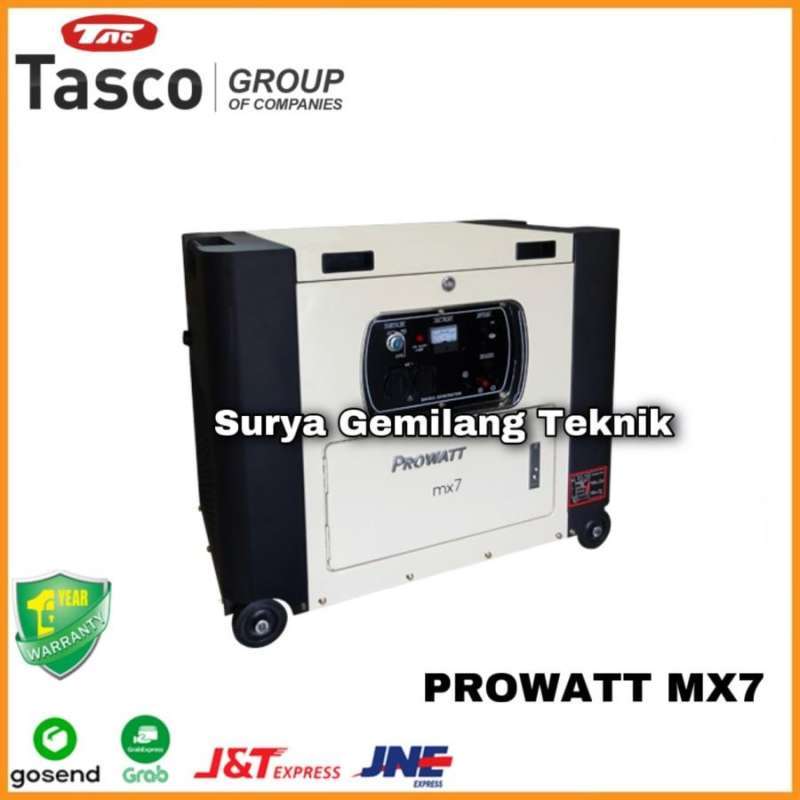 Jual GENSET GENERATOR TASCO PROWATT MX7 MESIN GENSET LISTRIK 6500WAT ... Jual GENSET GENERATOR TASCO PROWATT MX7 MESIN GENSET LISTRIK 6500WAT ...