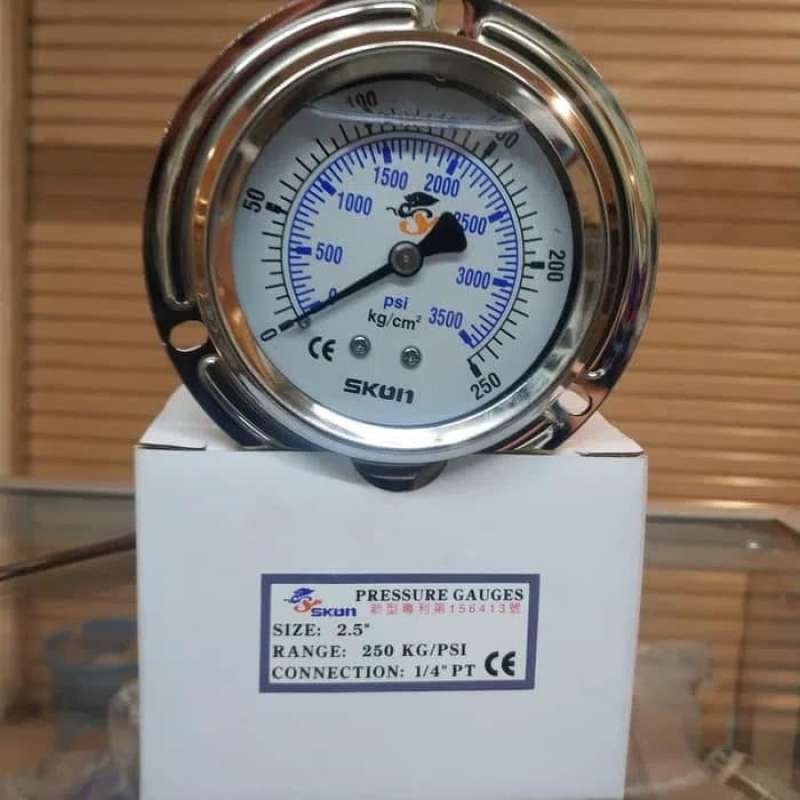 Jual Pressure gauge/manometer 2,5 250bar skon di Seller Odettee Shop ...
