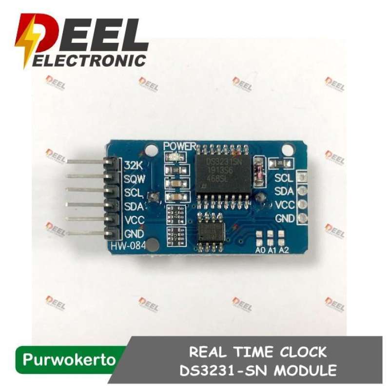 Jual REAL TIME CLOCK DS3231 MODULE I2C TYPE - SN RTC FOR ARDUINO di Seller DEEL ELECTRONIC ...