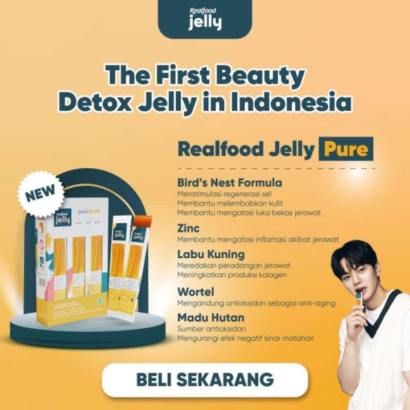 Promo Realfood Jelly Pure Formulasi Sarang Burung Walet, Zinc 1 Stick ...