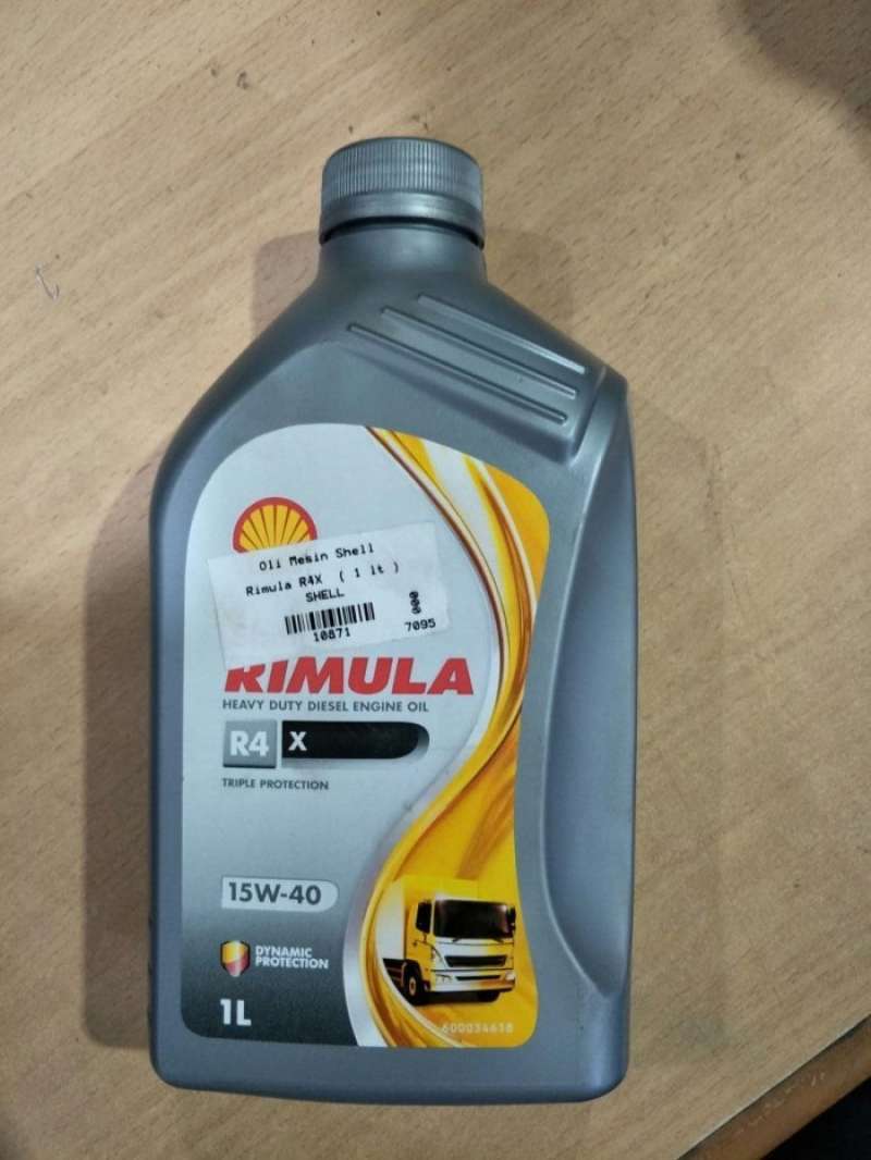 Jual Oli Shell Rimula X R4 15W-40 1Liter ORIGINAL -10871 di Seller ...
