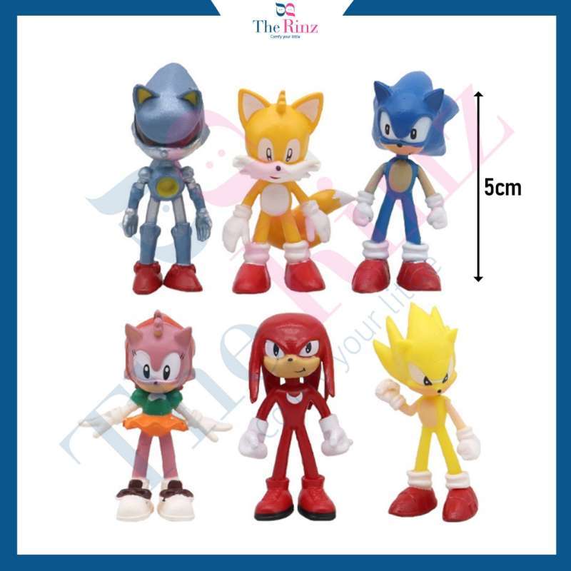Jual mainan action figur sonic 5cm di Seller Momkids_rinz - Pegadungan ...