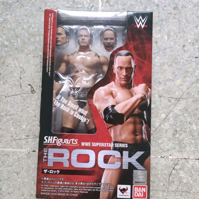 Jual WWE SHF Bandai The Rock Dwayne Johnson di Seller Chopswoo - Sukarami-2, Kota Palembang | Blibli
