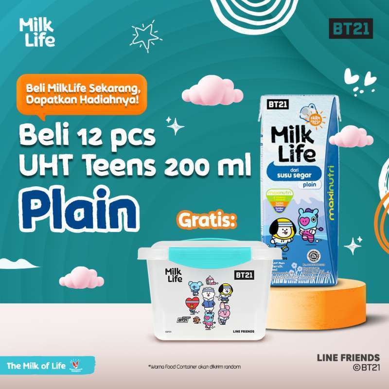 Promo SMG/JOG/SOLO - MilkLife Murni – UHT Teens [200 mL/12 pcs] + FREE ...