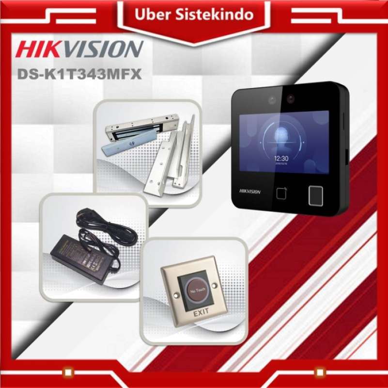 Jual Paket Access Control Hikvision DS-K1T343MFX Face Finger RFID di ...