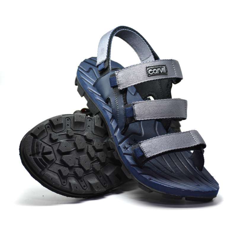 Jual Carvil Sandal Gunung Pria Trisula-gm Grey/navy Di Seller Carvil ...