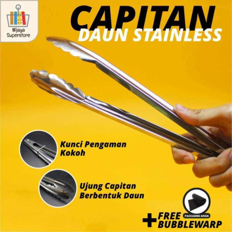 Jual Capitan - Capitan Makanan / Penjepit Makanan - Capitan Stainless ...