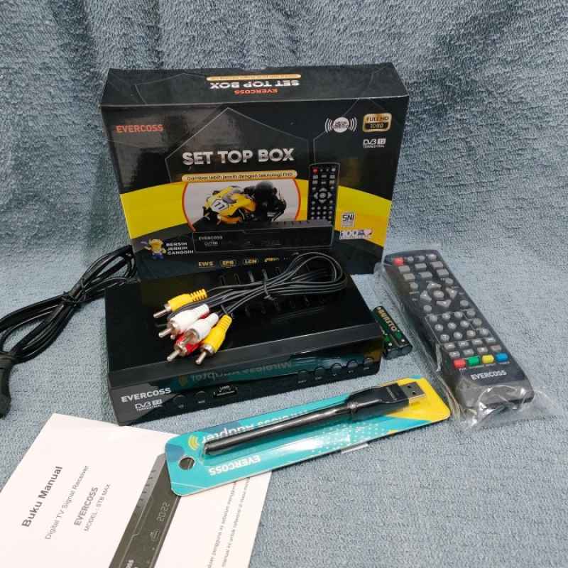 Promo paket STB+DONGLE (set top box tv digital dan usb dongle wifi ...