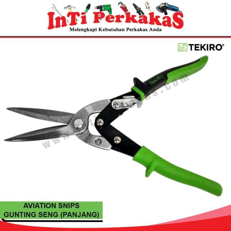 Jual Tekiro Gunting Hollow Baja Ringan Gunting Seng 10 Inch Aviation ...