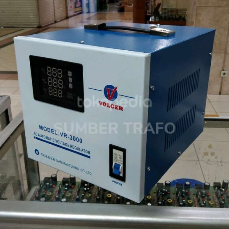 Promo Stabilizer Listrik 3000 Watt / Volger Stavol 3000 Va Diskon 16% ...