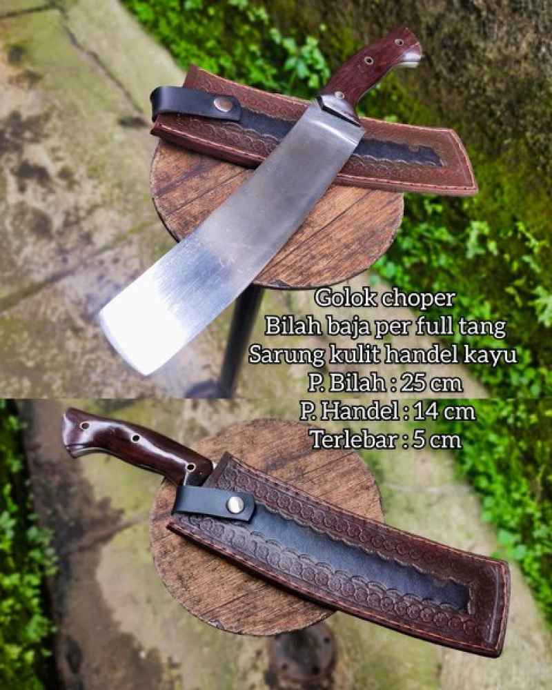 Promo Golok Kebun Golok Baja Golok Kerja Potong Kayu Alat Bantu Ke ...