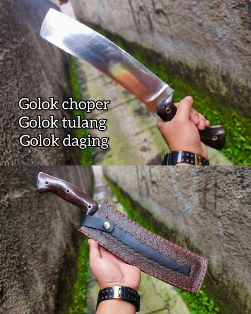 Promo Golok Kebun Golok Baja Golok Kerja Potong Kayu Alat Bantu Ke ...
