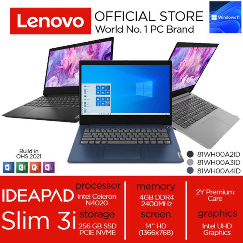 Jual Lenovo Ideapad Slim I Igl A Id A Id Intel N Gb Gb Ssd Win Ohs Di