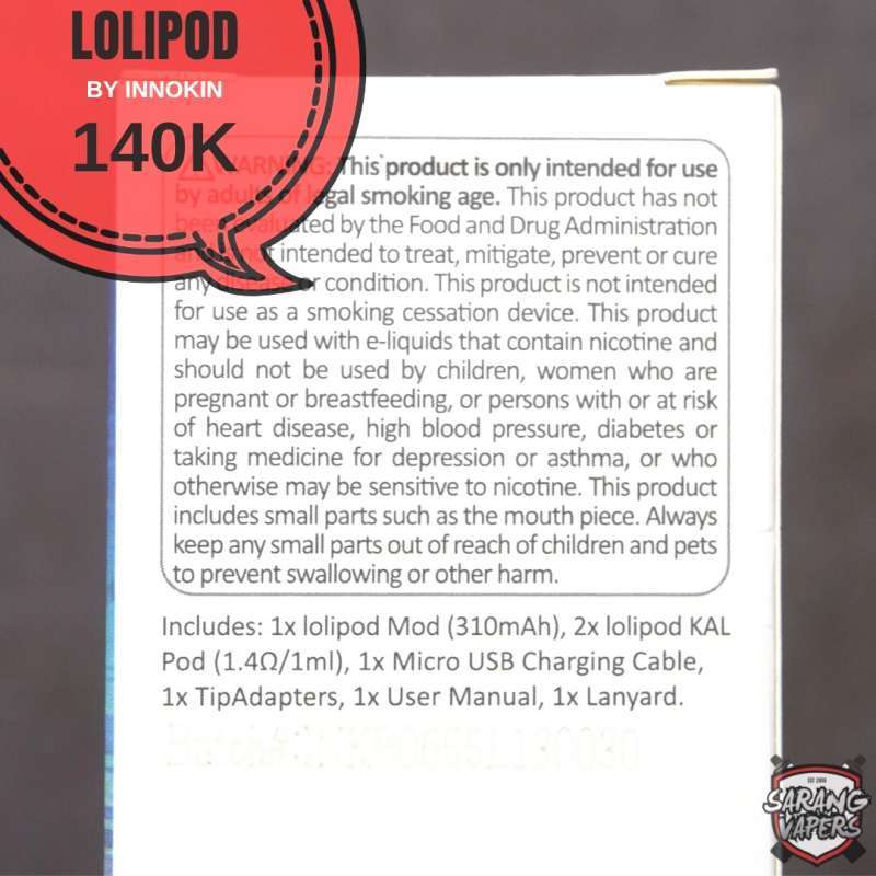 Jual Innokin Lolipod Kit Di Seller Sarangvapers - Kemanggisan, Kota ...