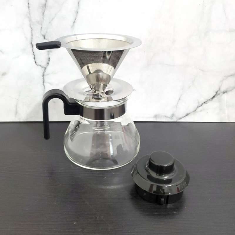 Promo Paket Seduh Kopi V60 01 Dan Server 350ml - Pour Over Kit Horeca Store Diskon 5% Di Seller ...