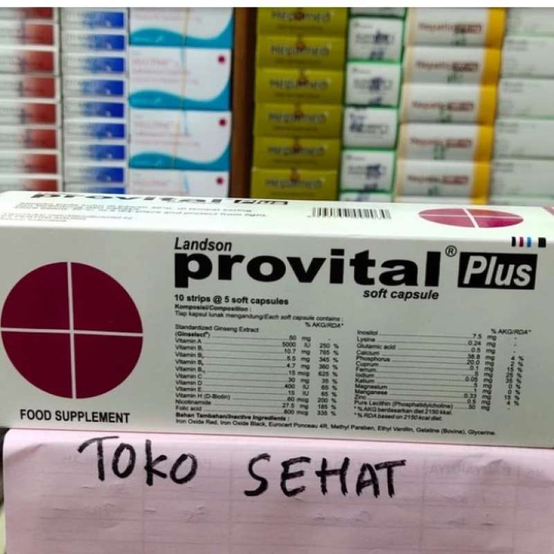 Promo provital plus box Diskon 23% di Seller Alkesmu Store - Duri Kepa ...