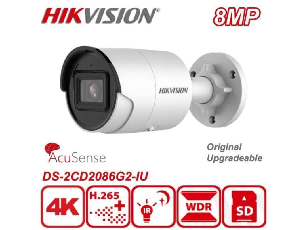 Jual Hikvision Ds-2cd2086g2-i 8mp Acusense Ipcamera 4k Darkfighter Di Seller Hikvision - Total ...