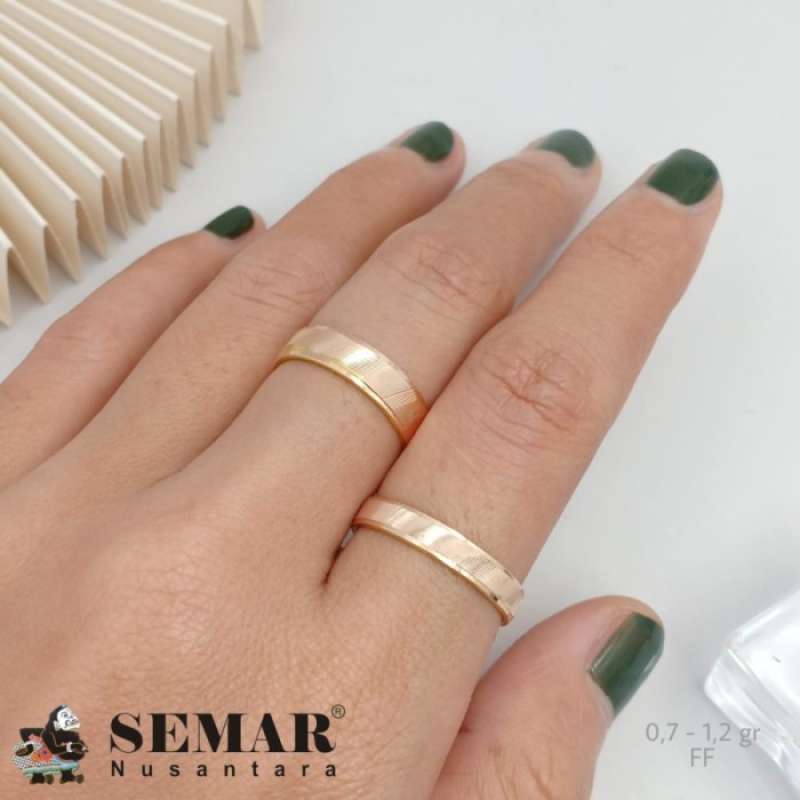 Jual Cincin Emas Arsir Polos 10K Semar Nusantara di Seller Semar ...
