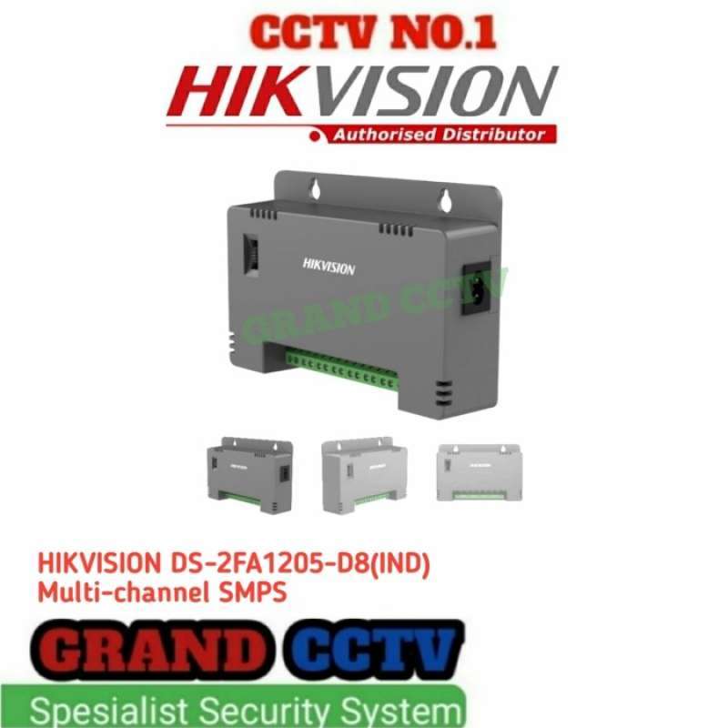 Jual Adaptor HIKVISION 8 Channel 1A / Power Supply Original HIKVISION ...