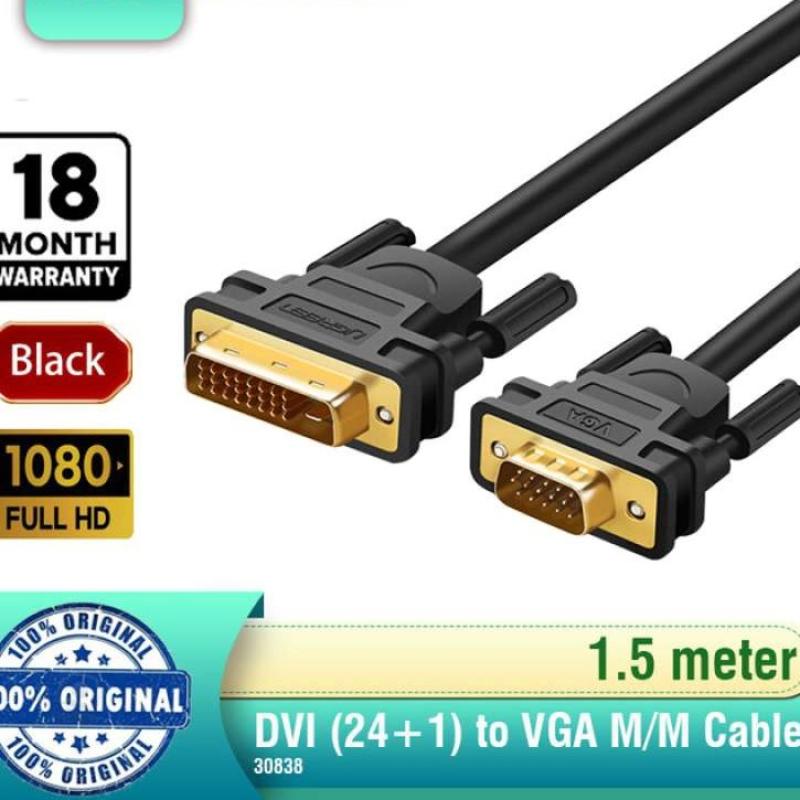 Promo UGREEN DVI 24+1 to VGA Male to Male Cable 1.5m - Multivariasi ...
