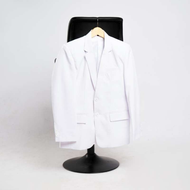 Jual Jas Putih Jas Dokter Putih Blazer Putih Slimfit di Seller Widrya ...