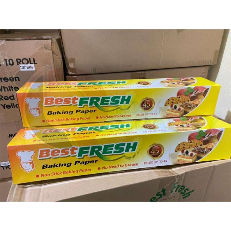 Promo KERTAS ROTI BAKING PAPER BAKING BEST FRESH 45 cm x 75 Meter ...
