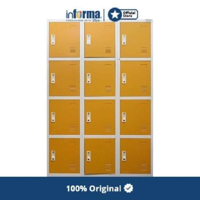 Jual Informa - Informa Loker 12 Pintu - Putih/kuning Di Seller ...