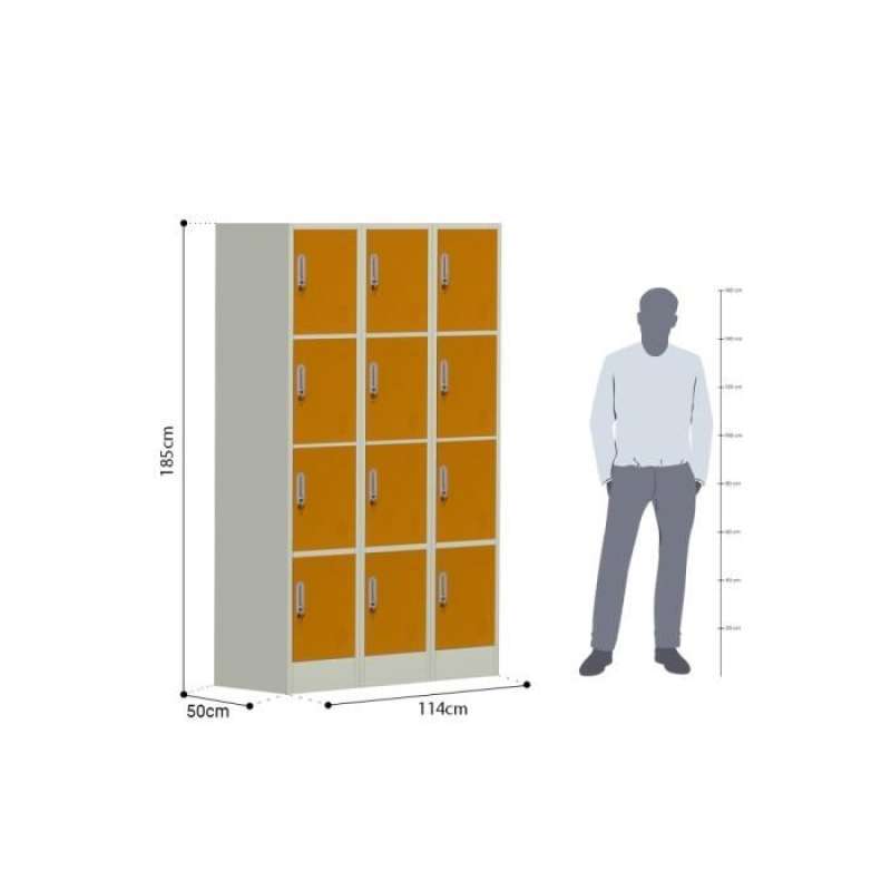 Jual Informa - Informa Loker 12 Pintu - Putih/kuning Di Seller ...