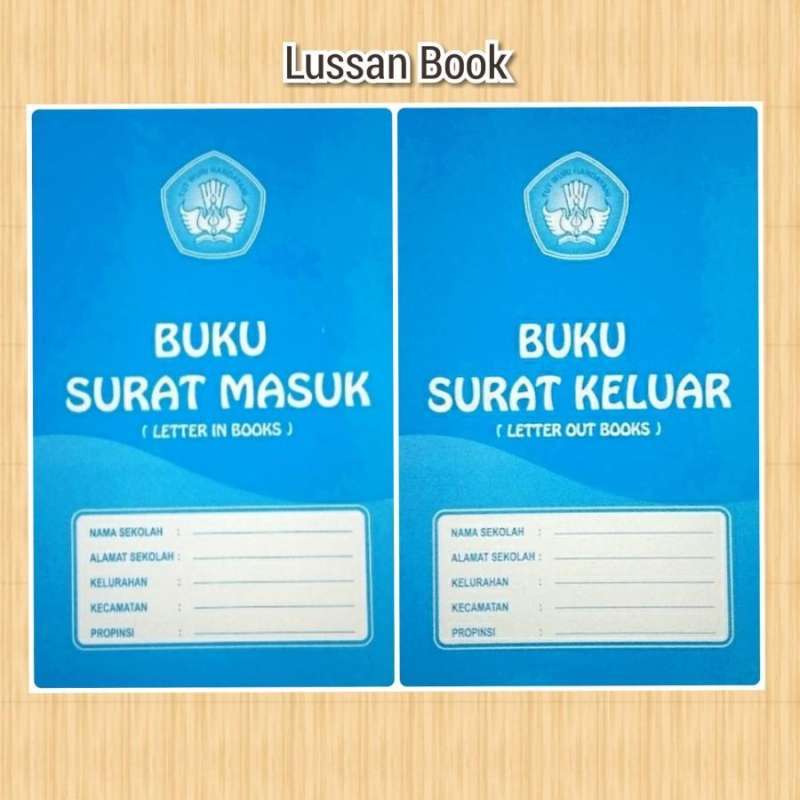Jual Satu Set Buku Surat Masuk & Surat keluar Sekolah di Seller LUSSAN ...