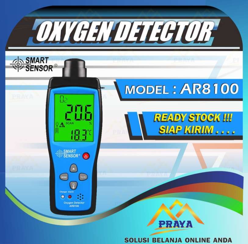 Jual Oksigen Detector Smart Sensor Ar8100 Handheld O2 Oxygen Meter