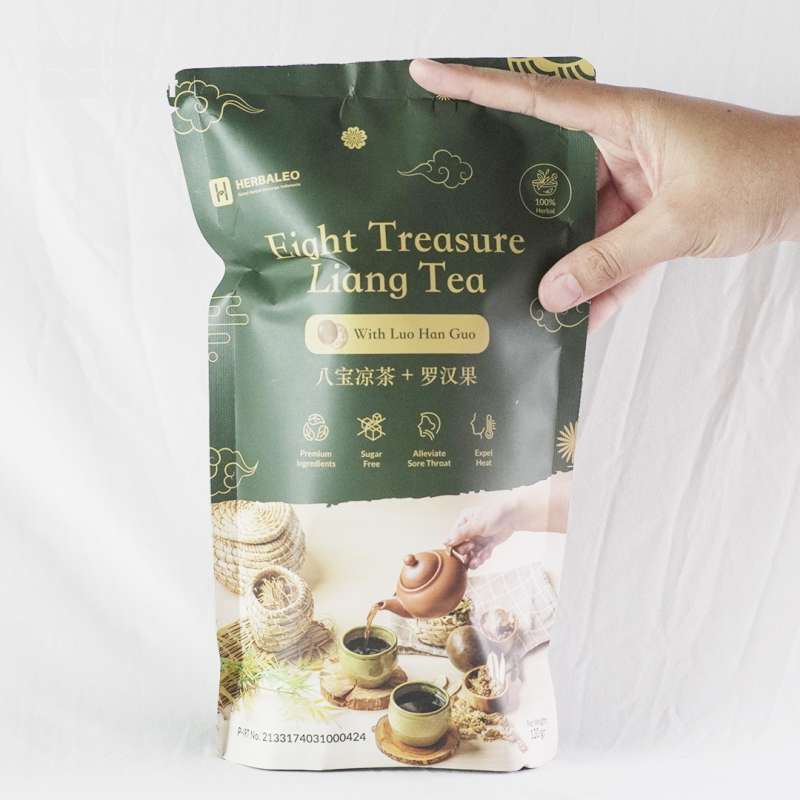 Jual HERBALEO EIGHT TREASURE LIANG TEA WITH LUO HAN GUO di Seller M ...
