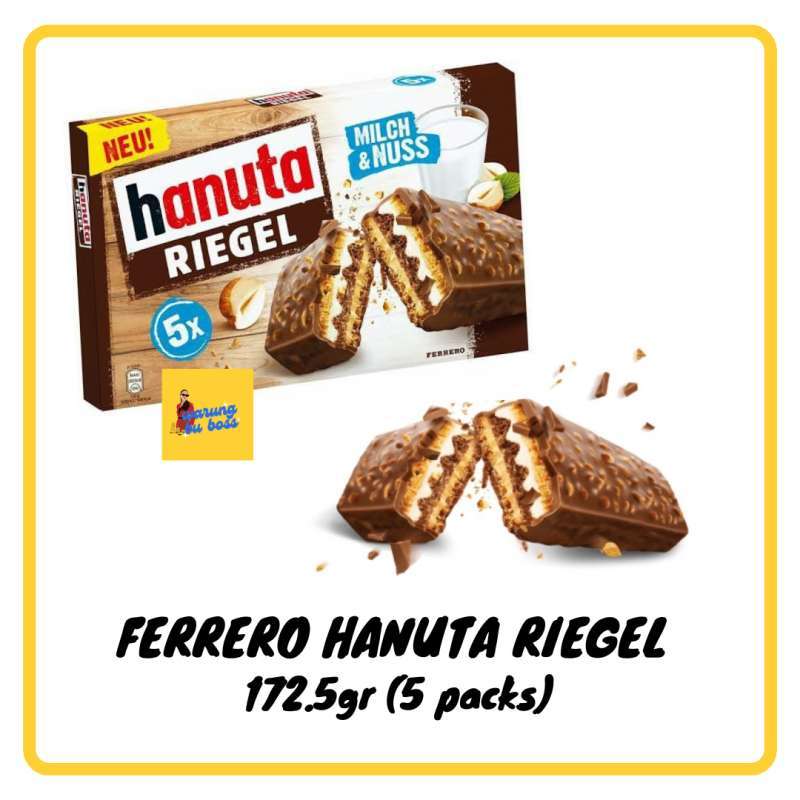 Jual Hanuta Riegel Hanuta Riegels Wafer Hanuta Wafer Ferrero Hanuta ...