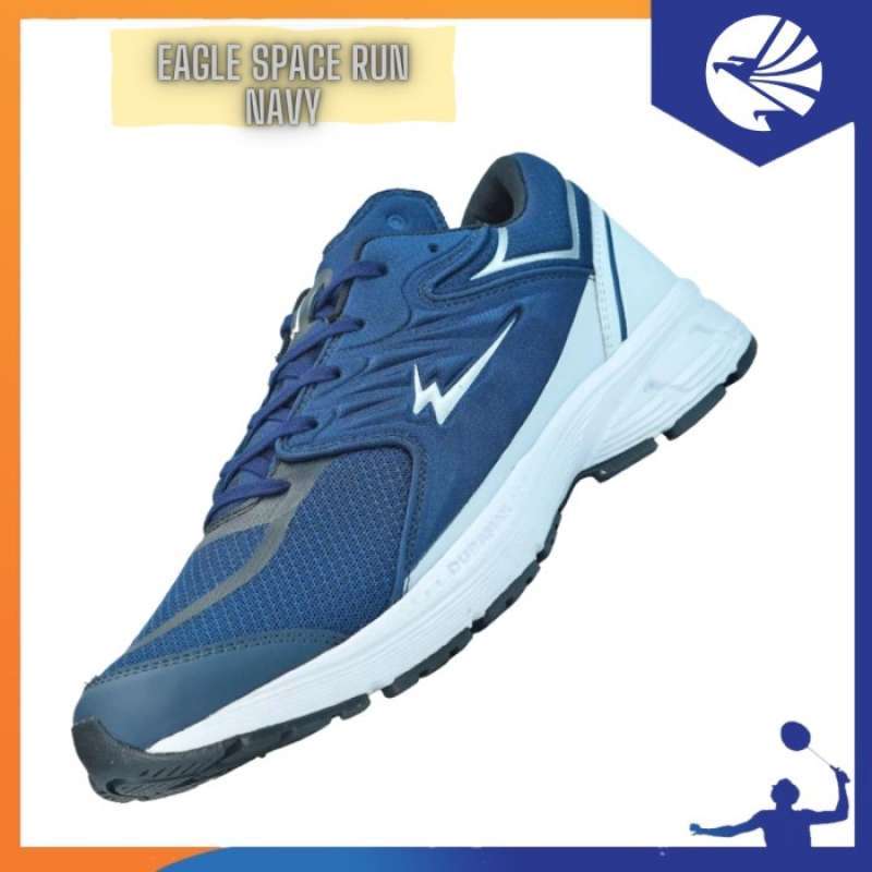 Jual Eagle Space Run Sepatu Lari/running Original - Biru Biru Tua 42 Di ...