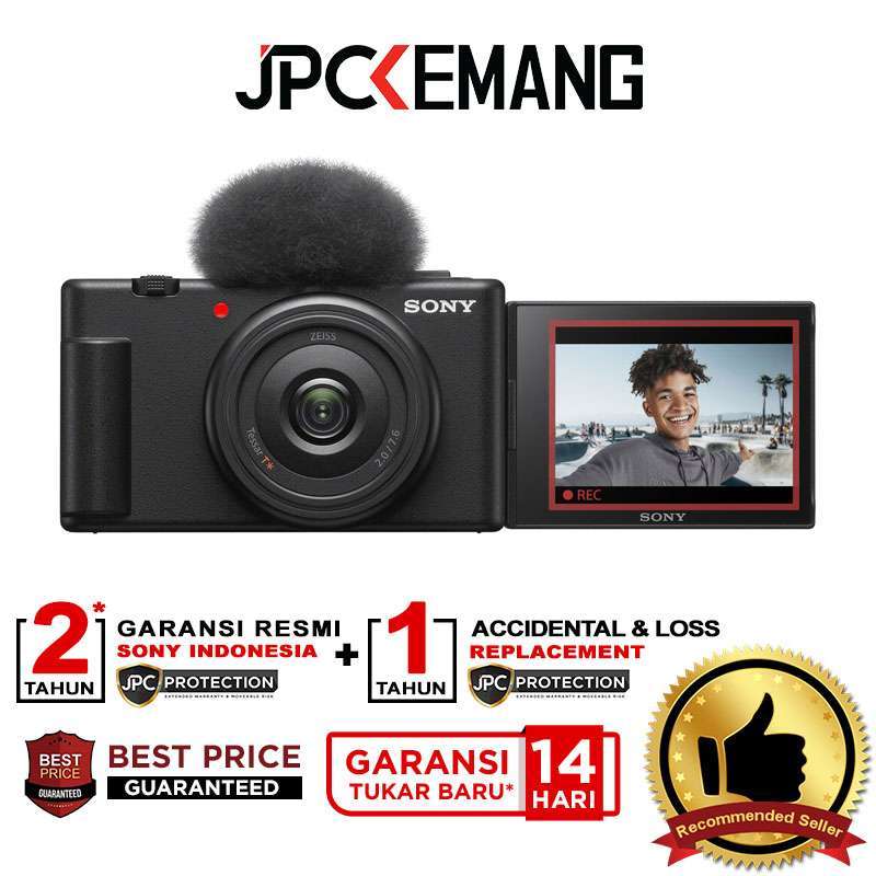 Promo Jpc Kemang Sony Zv-1f Vlogging Camera Sony Zv1f Sony Zv1 F Sony Z ...